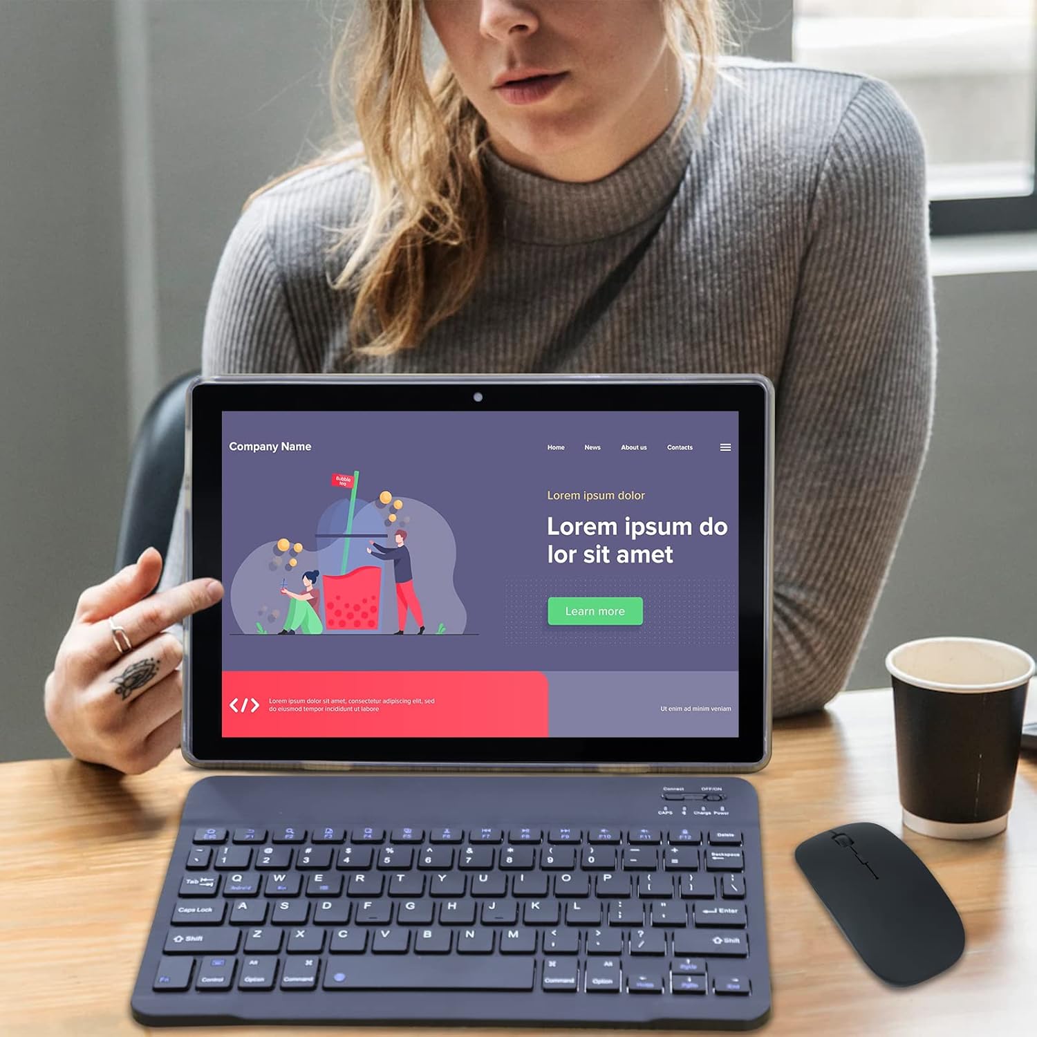 Tablet Tablet Android 10″ con teclado 2 en 1 (4+128) – Cuba Provider
